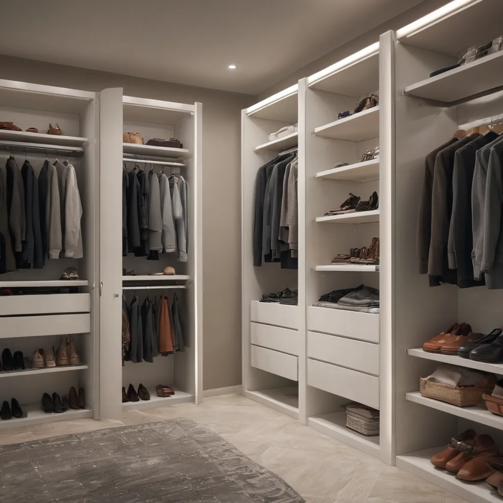 Innovative One Wall Closet Designs for Modern Homes