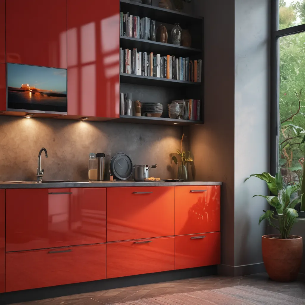 The Art and Utility of Colored Cupboards in Design