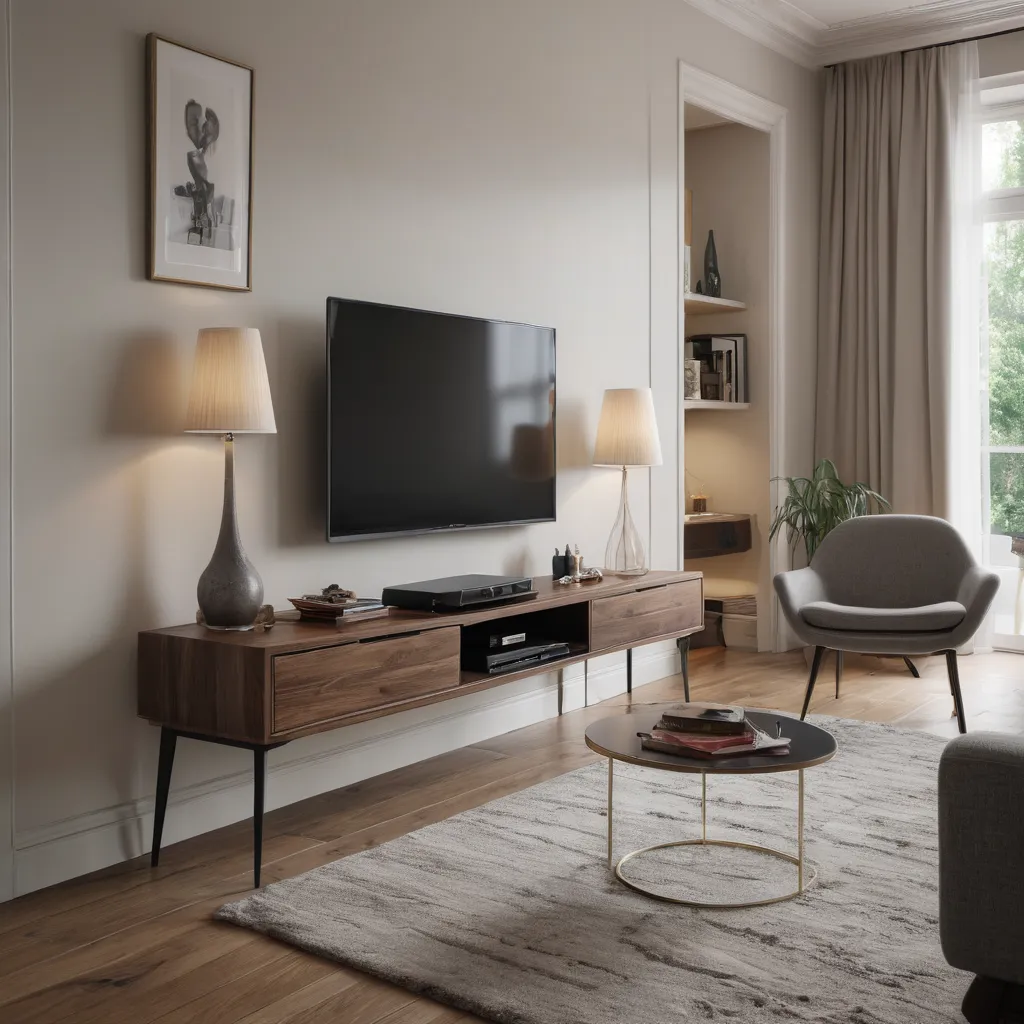 The Role of Slim TV Tables in Modern Interior Design
