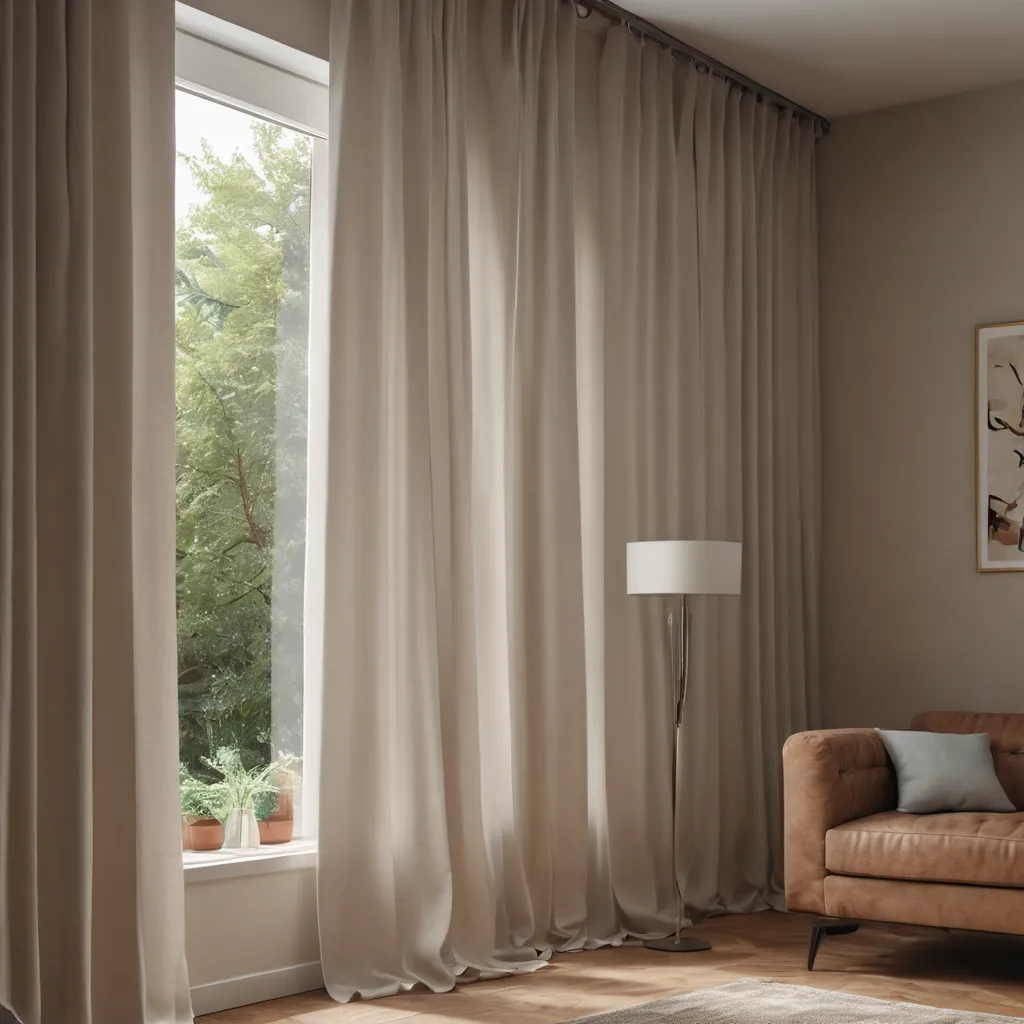 Transforming Vertical Blind Spaces with Curtain Rods