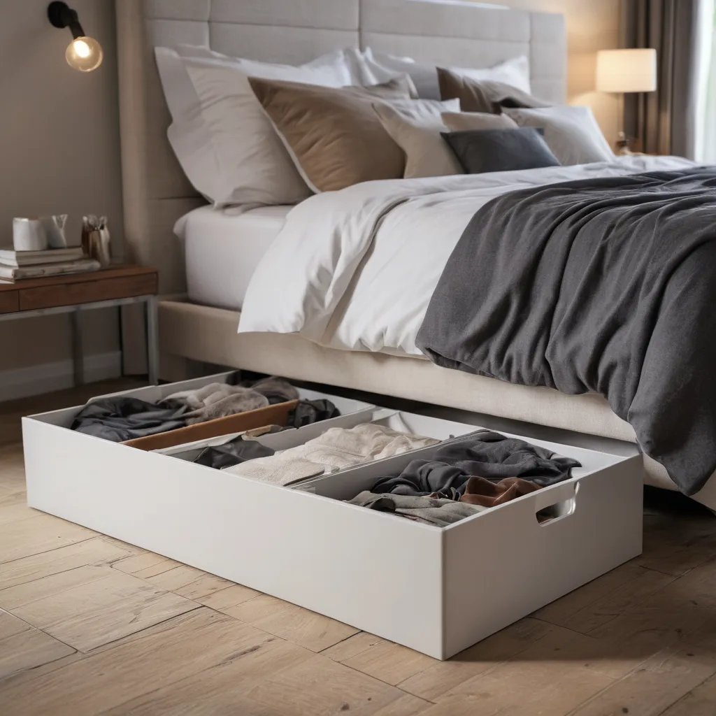 Maximize Space with Shallow Under Bed Storage Bins