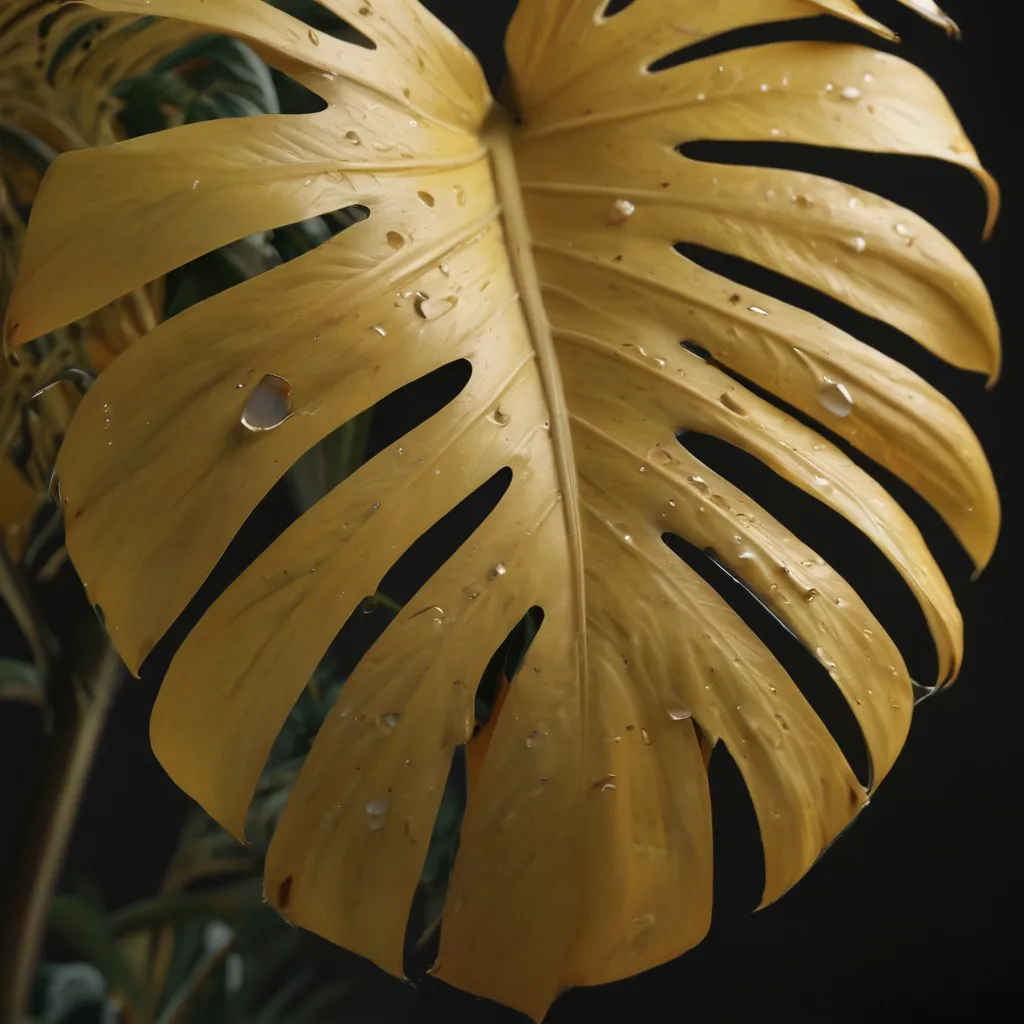 Yellow Leaves Monstera